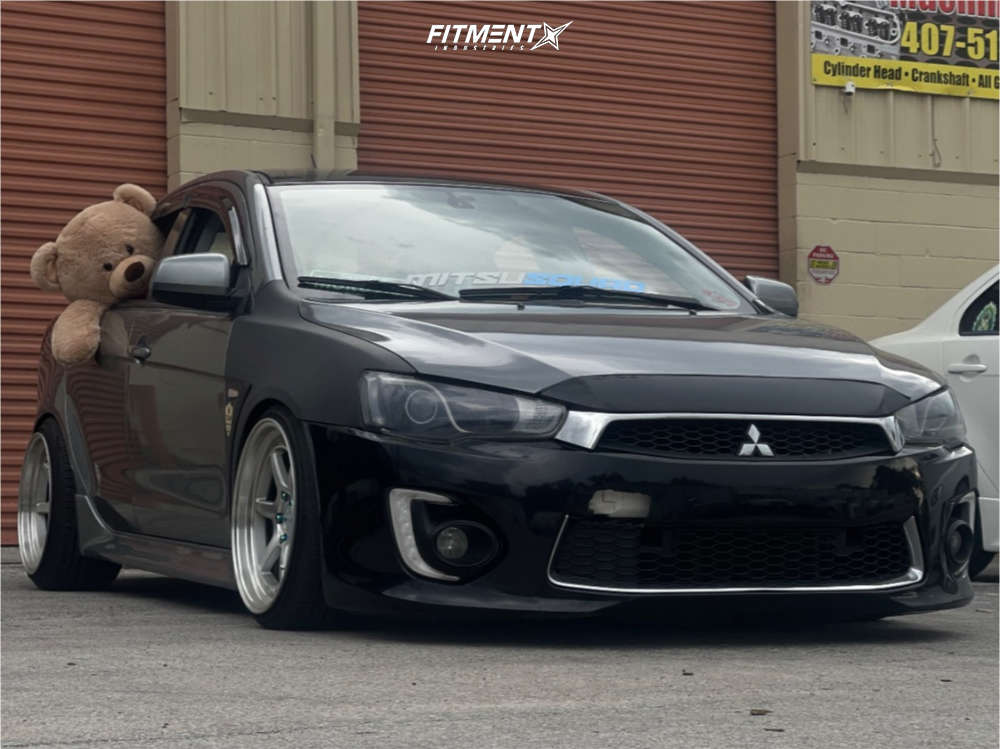 2012 Mitsubishi Lancer GT Sportback with 18x9.5 Aodhan Ds09 and ...