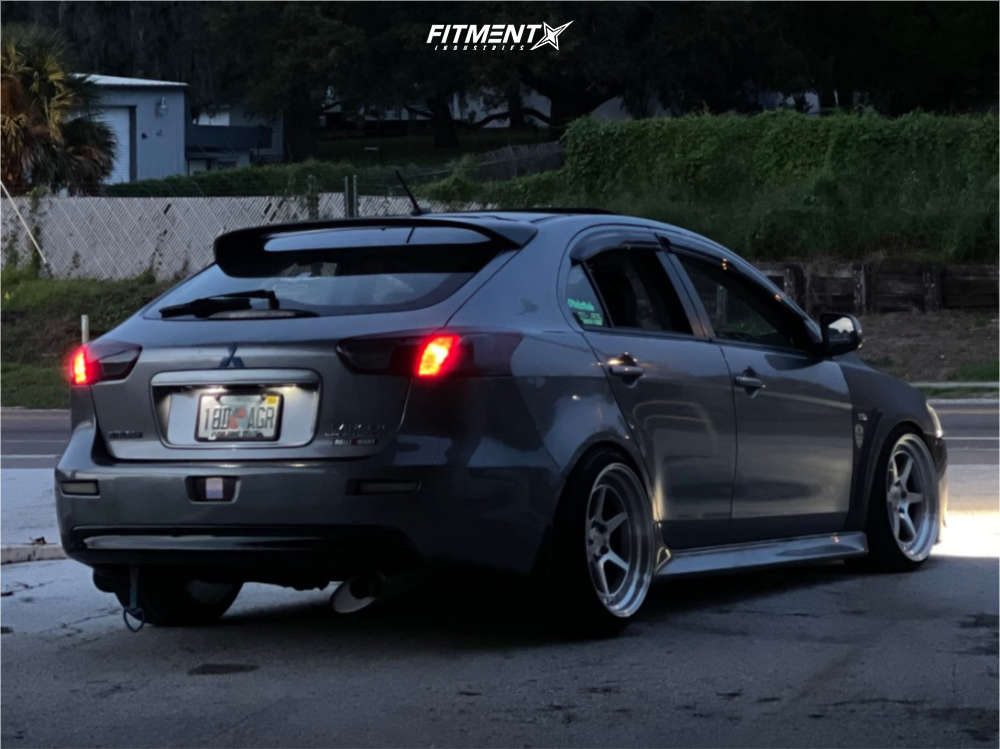 2012 Mitsubishi Lancer GT Sportback with 18x9.5 Aodhan Ds09 and ...