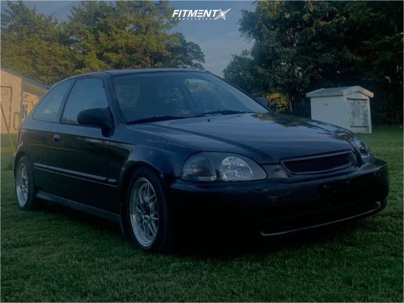1998 Honda Civic DX with 15x7 Vors Vr7 and Falken 195x50 on Coilovers ...