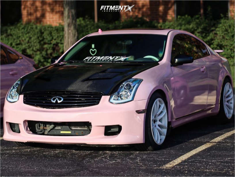 2004 INFINITI G35 Base with 19x9.5 Vors Tr4 and Lexani 225x45 on Stock ...