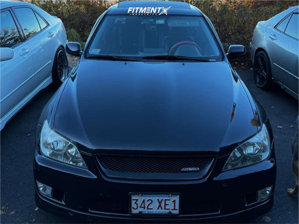 2001 Lexus IS300 Base with 18x8.5 F1R F21 and Delinte 215x40 on ...