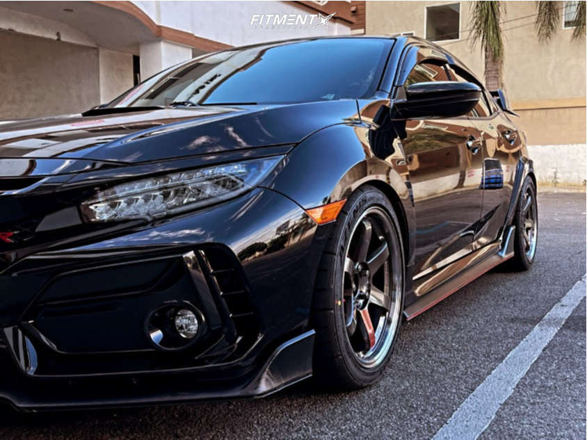 2019 Honda Civic Type R with 18x9.5 Volk Te37sl and Falken 265x35 on ...