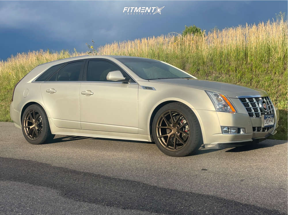 2013 Cadillac CTS Premium with 19x9.5 Aodhan Aff7 and Continental ...