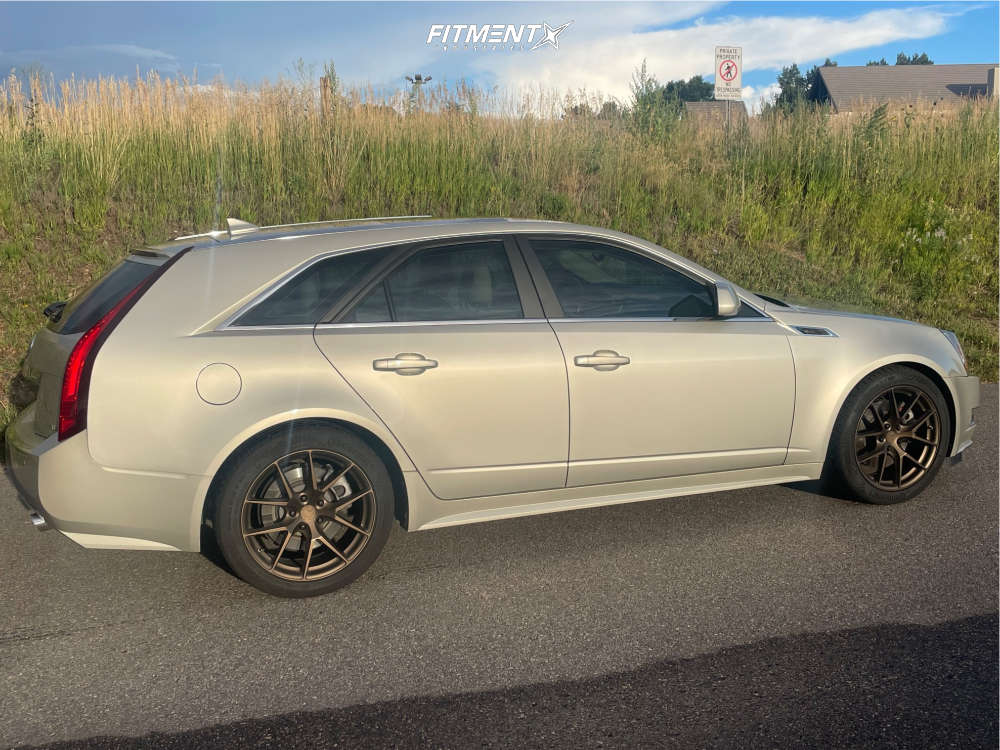 2013 Cadillac CTS Premium with 19x9.5 Aodhan Aff7 and Continental ...