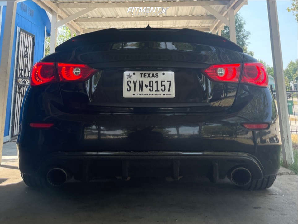 2016 INFINITI Q50 Red Sport 400 with 19x11 Aodhan Ah02 and Lexani ...