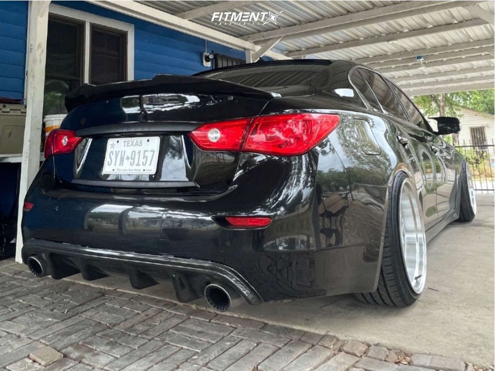 2016 INFINITI Q50 Red Sport 400 with 19x11 Aodhan Ah02 and Lexani ...