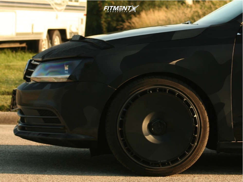 2017 Volkswagen Jetta S with 18x8.5 Rotiform Aerodisc and Vercelli ...