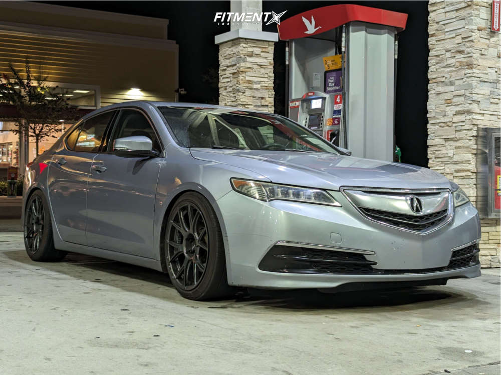 2015 Acura TLX Base with 19x9.5 Konig Ampliform and Continental 235x40 ...