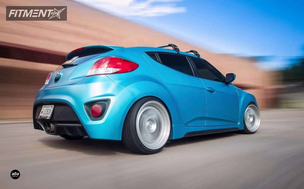 2016 Hyundai Veloster SE with 18x9.5 Zedd Slm and Westlake 215x35 on ...