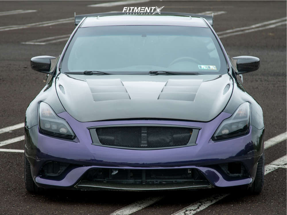 2013 INFINITI G37 X with 19x9.5 Konig Ampliform and Dunlop 255x40 on ...