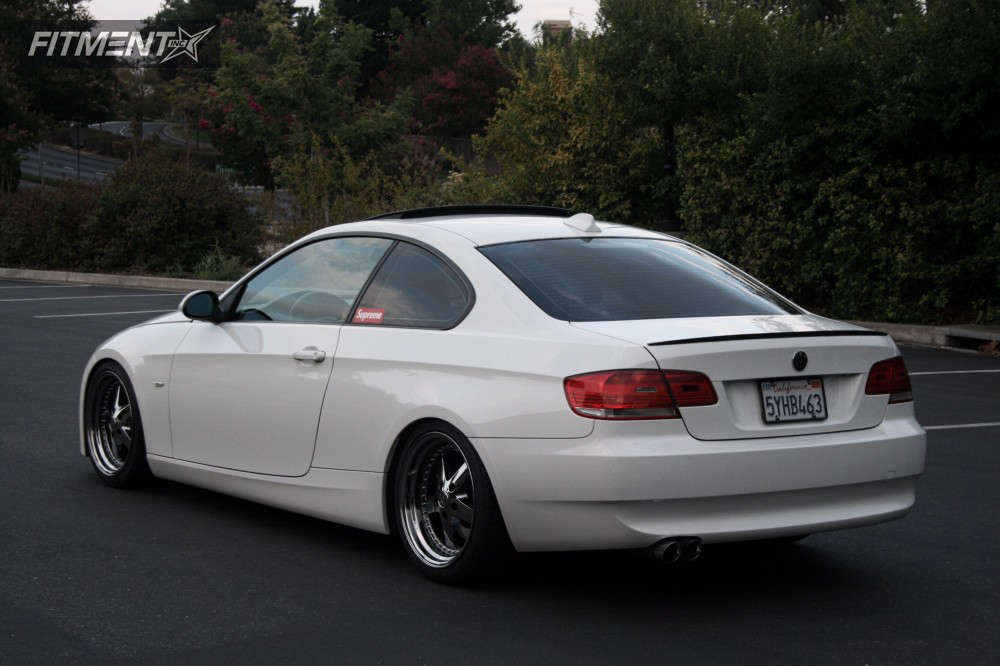 2007 BMW 328i Base with 18x8.5 ESR SR04 and Federal 225x35 on Coilovers ...