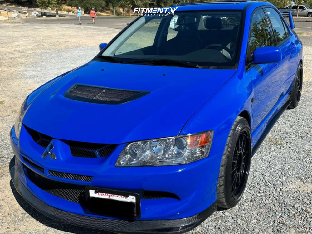 2004 Mitsubishi Lancer Evolution with 18x9.5 Konig Hypergram and Nitto ...
