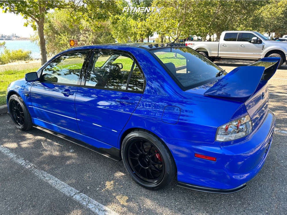 2004 Mitsubishi Lancer Evolution with 18x9.5 Konig Hypergram and Nitto ...