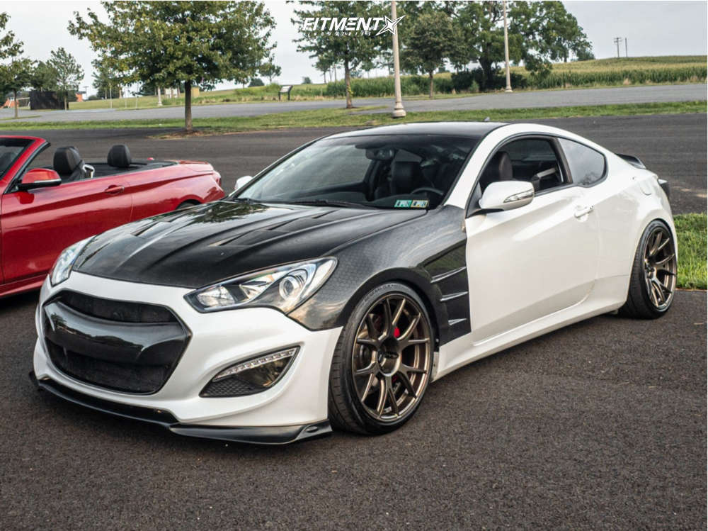 2016 Hyundai Genesis Coupe 3.8 R-Spec with 19x9.5 Konig Ampliform and ...