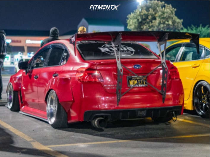 2015 Subaru WRX Limited with 18x11 BBS Rs and Ironman 215x40 on Air ...