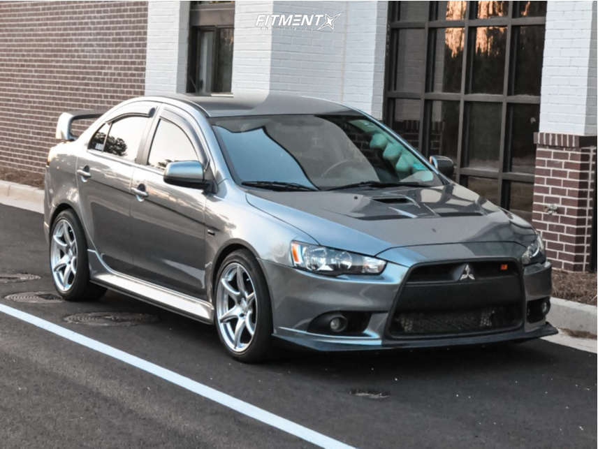 2014 Mitsubishi Lancer Ralliart with 18x9 Kansei Tandem and Vercelli ...