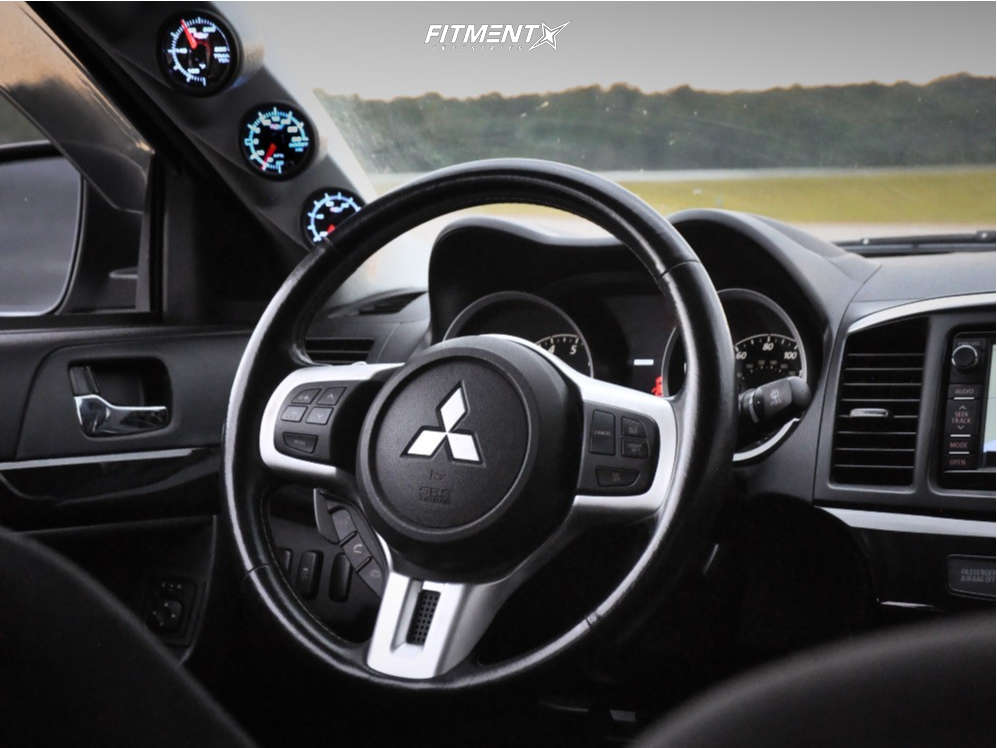 2014 Mitsubishi Lancer Ralliart with 18x9 Kansei Tandem and Vercelli ...