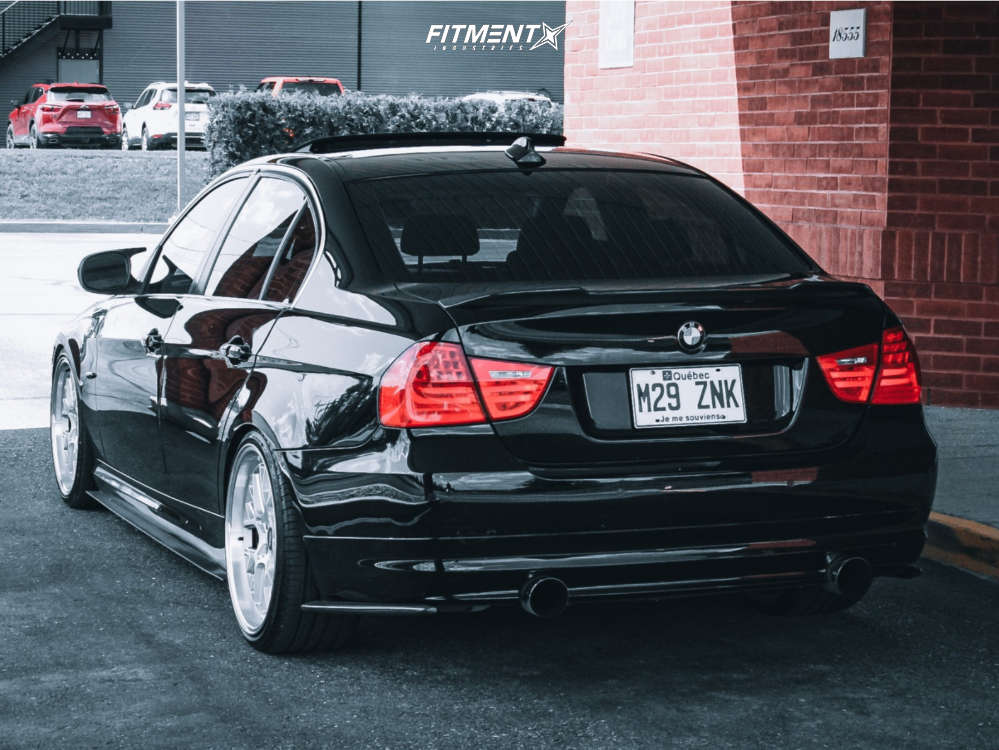 2009 BMW 335i XDrive Base with 19x8.5 ESR Cs11 and Zeta 225x35 on Coilovers | 2750744 | Fitment ...