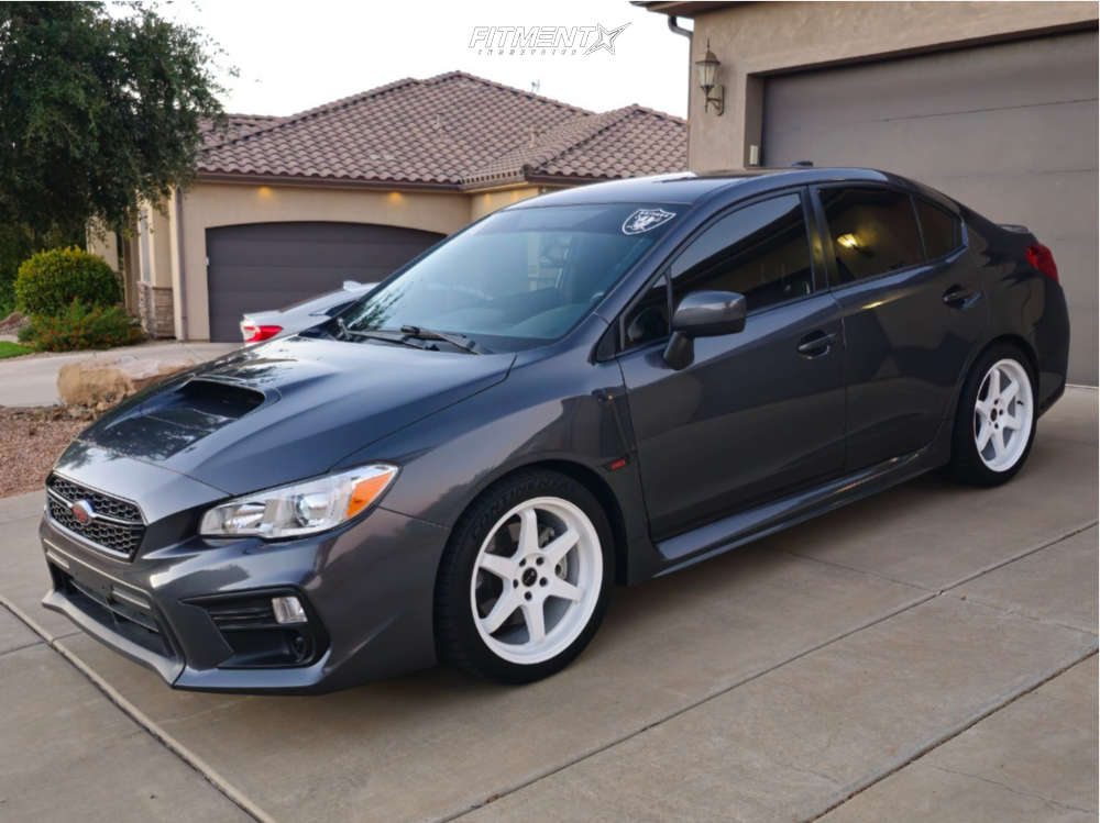 2020 Subaru WRX Base with 18x8.5 Vors Tr37 and Continental 245x40 on ...