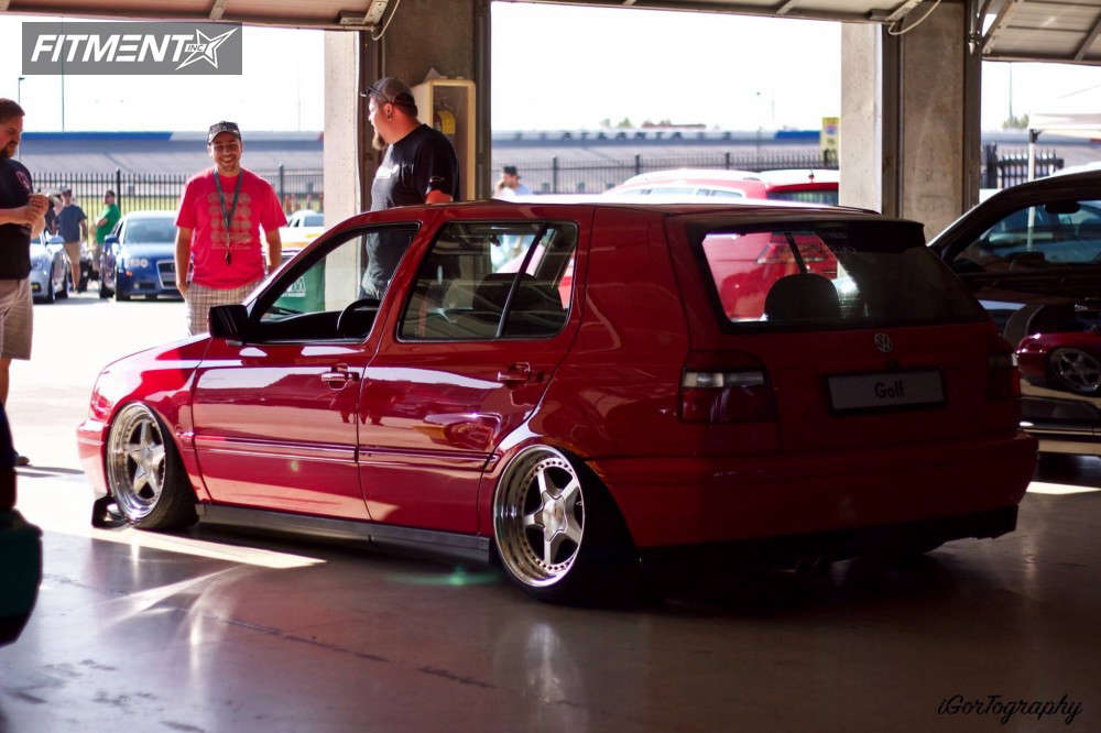 1996 Volkswagen Golf GL with 16x8 Eclair and Federal 195x40 on Air ...