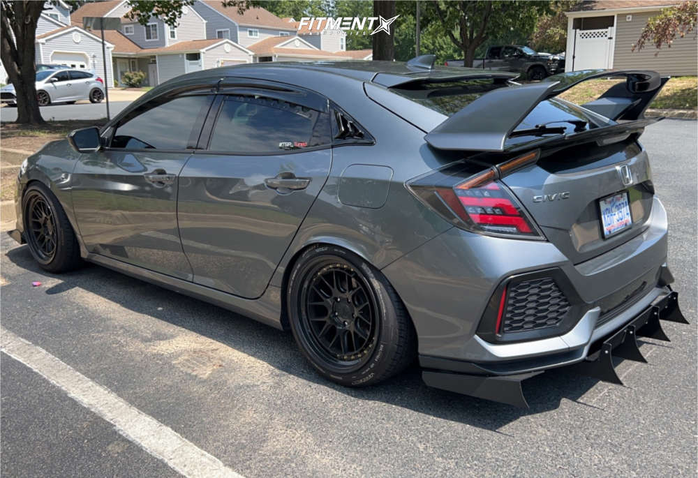 2019 Honda Civic EX with 18x9.5 Aodhan Ds06 and Vercelli 225x45 on ...