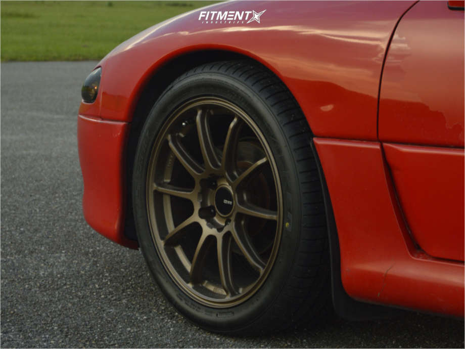 1998 Mitsubishi 3000GT Base with 18x8.5 Enkei Triumph and Falken 225x40 ...
