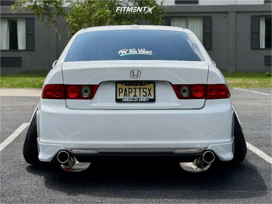2008 Acura TSX Base with 18x10.5 Work Vs-X9 and Land Golden 215x40 on ...