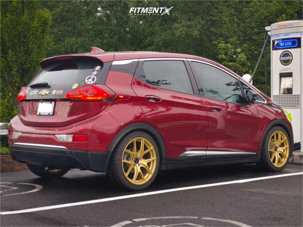 2017 Chevrolet Bolt EV LT with 17x8 Fast Wheels FC04 and Falken 235x40 ...