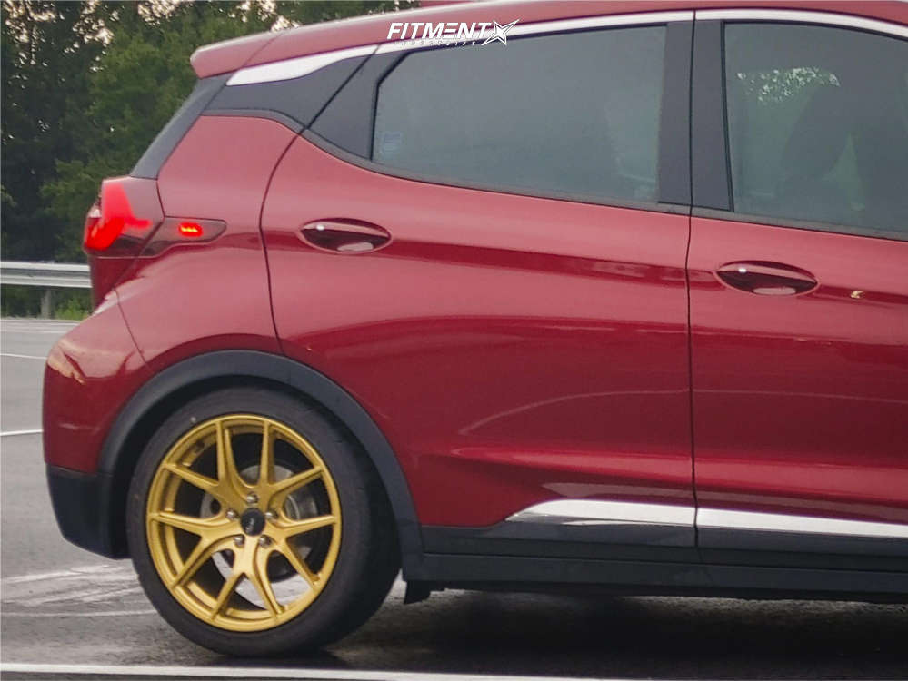 2017 Chevrolet Bolt EV LT with 17x8 Fast Wheels FC04 and Falken 235x40 ...
