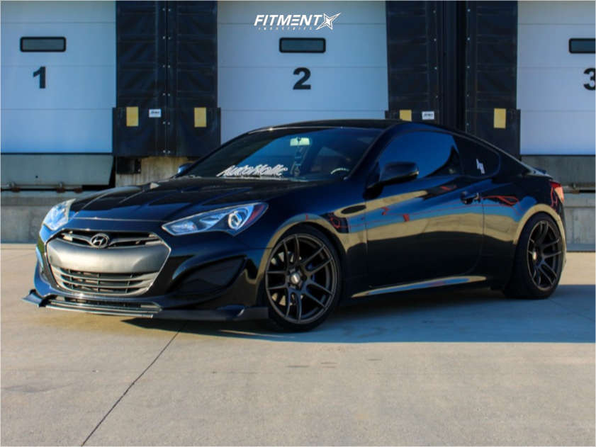 2013 Hyundai Genesis Coupe 2.0T with 19x9.5 ESR Cs8 and Kumho 245x35 on ...