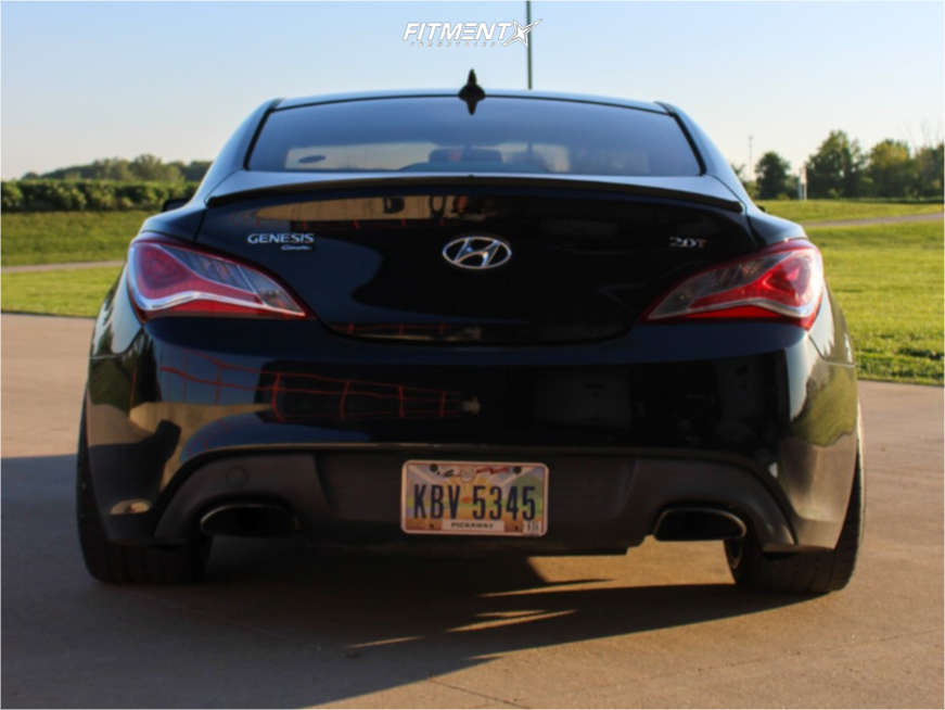 2013 Hyundai Genesis Coupe 2.0T with 19x9.5 ESR Cs8 and Kumho 245x35 on ...