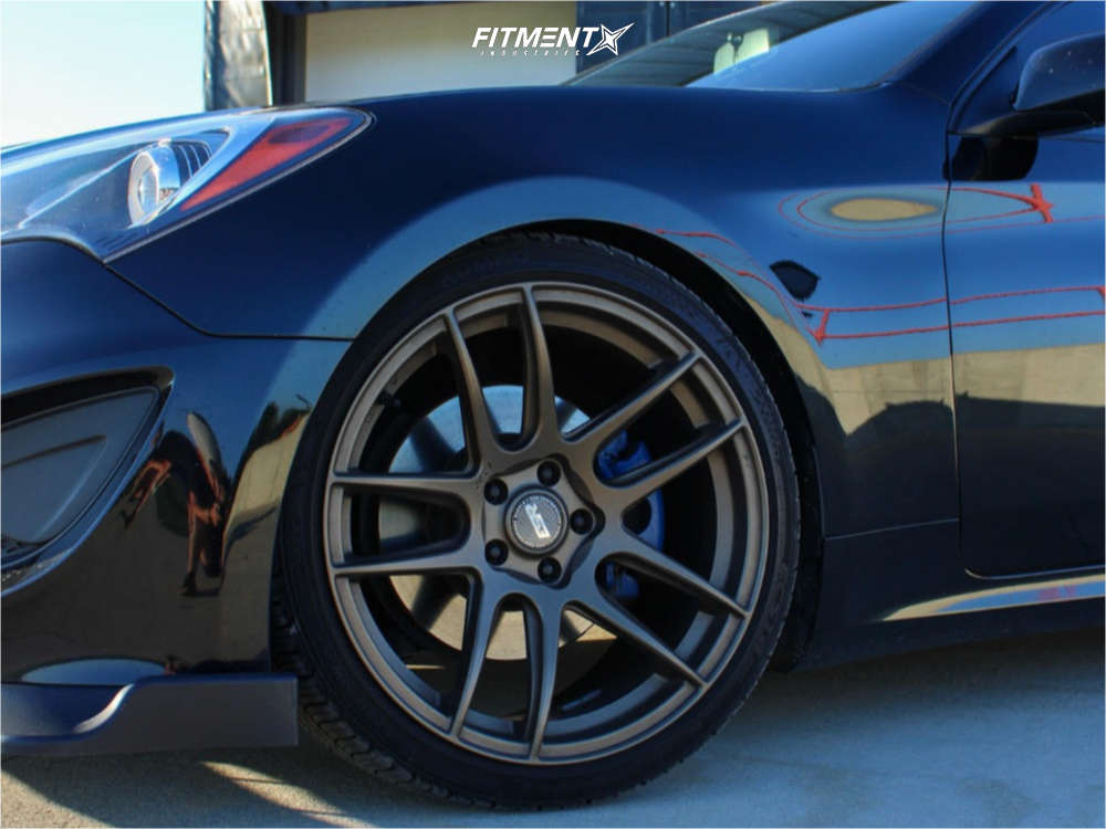 2013 Hyundai Genesis Coupe 2.0T with 19x9.5 ESR Cs8 and Kumho 245x35 on ...