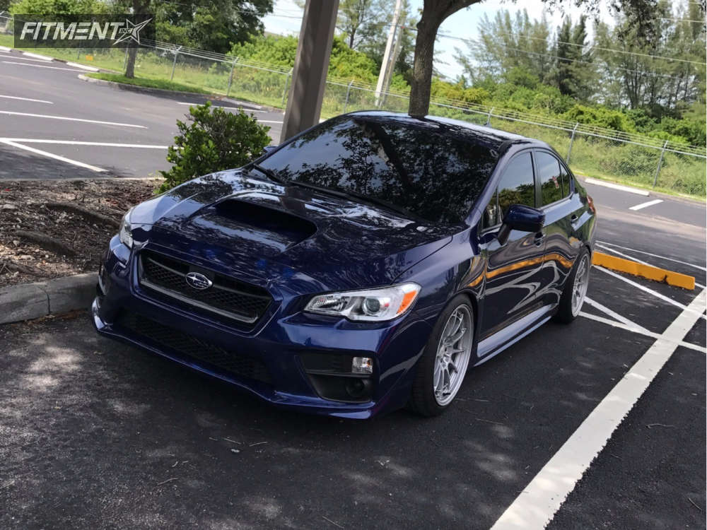 2017 Subaru WRX Limited with 18x9.5 Enkei Nt03 and Continental 235x40 ...