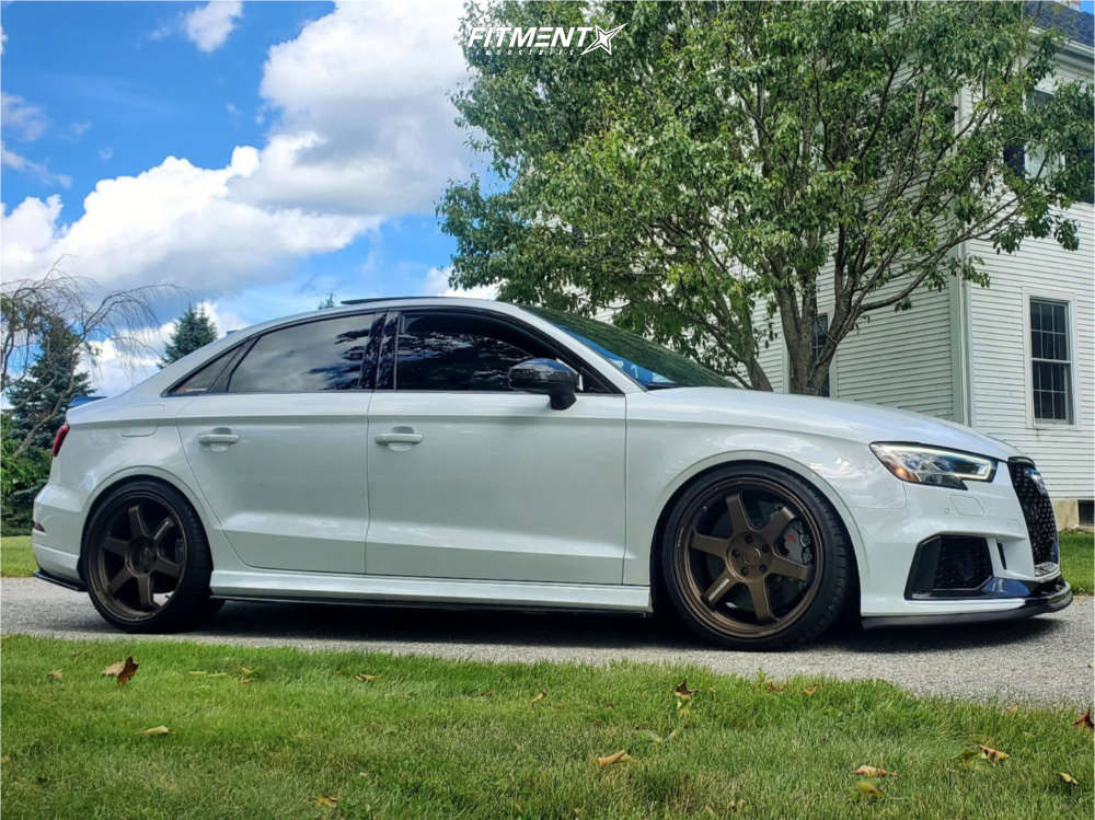 2018 Audi RS3 Base with 19x9.5 Volk Te37 Ultra M-spec and Michelin ...
