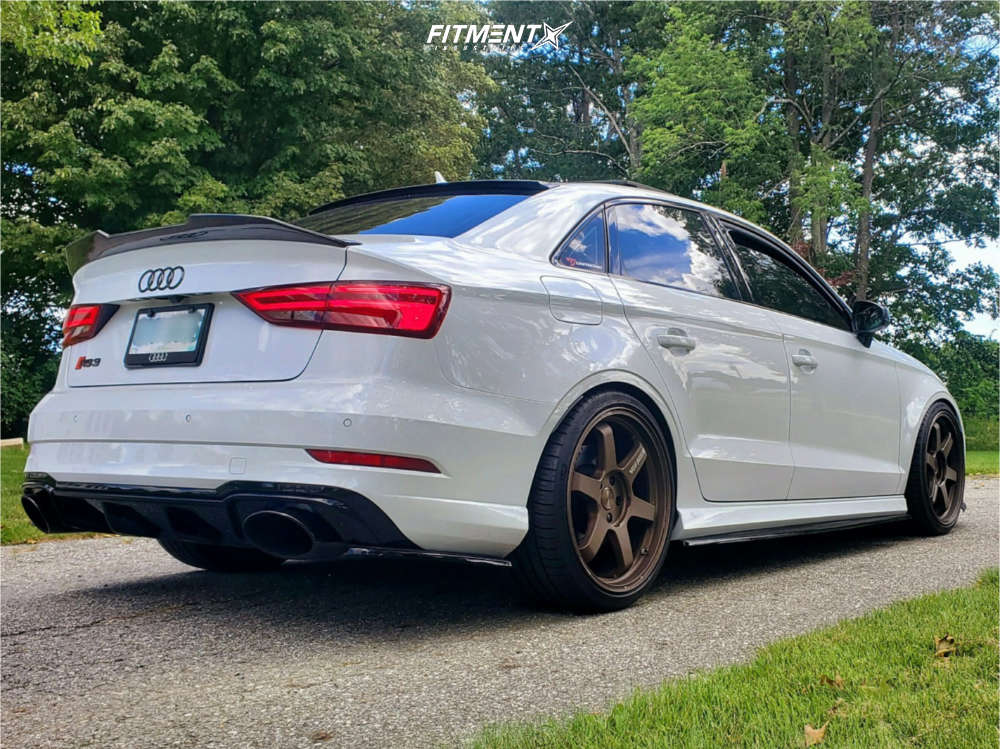 2018 Audi RS3 Base with 19x9.5 Volk Te37 Ultra M-spec and Michelin ...