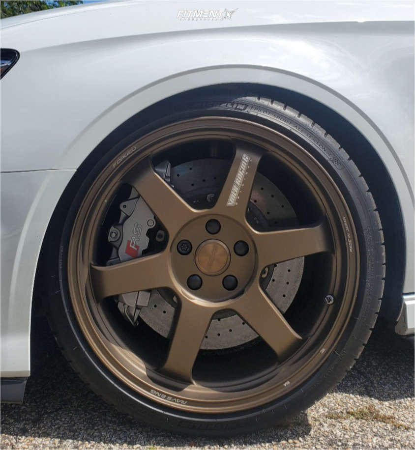 2018 Audi RS3 Base with 19x9.5 Volk Te37 Ultra M-spec and Michelin ...