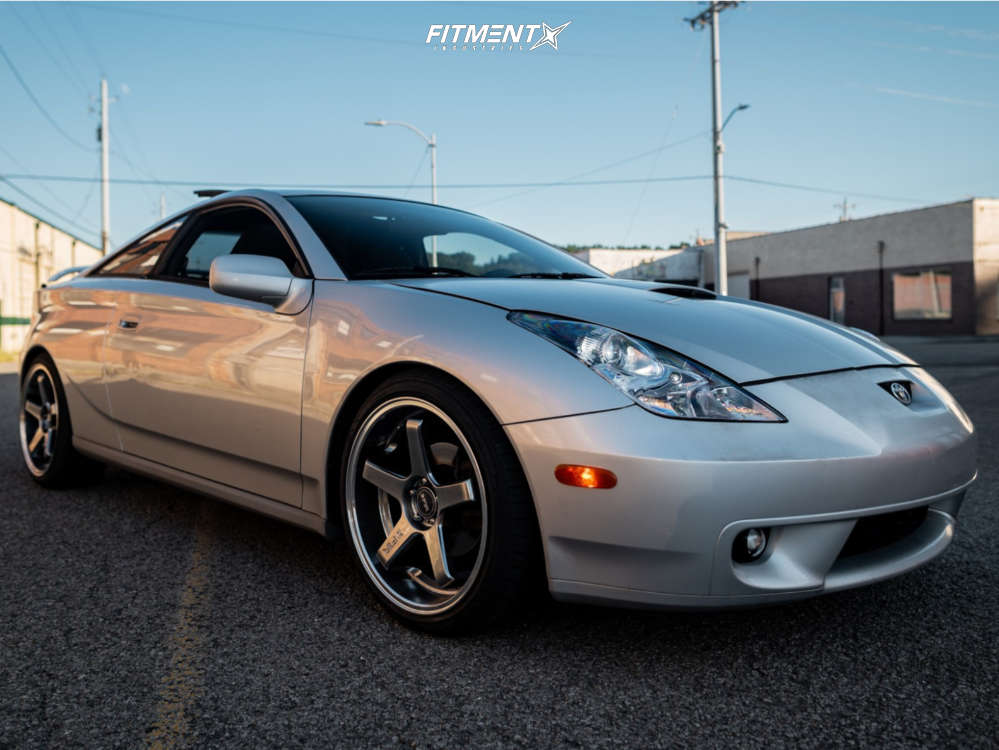 2000 Toyota Celica GTS with 18x8.5 F1R Fc5 and Lexani 215x40 on ...
