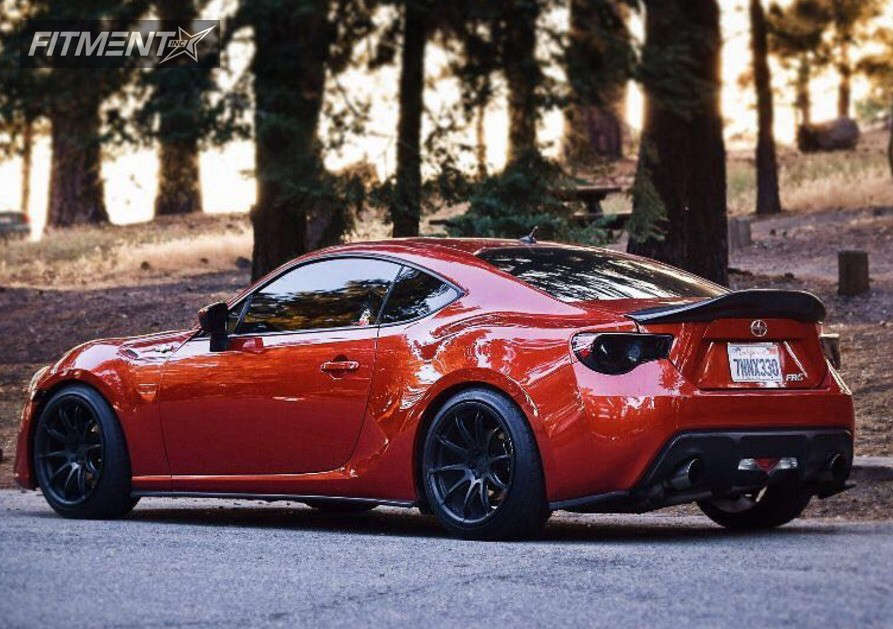 2013 Scion FR-S Base with 18x9 Rota PWR-FA and Nitto 225x25 on Lowering ...