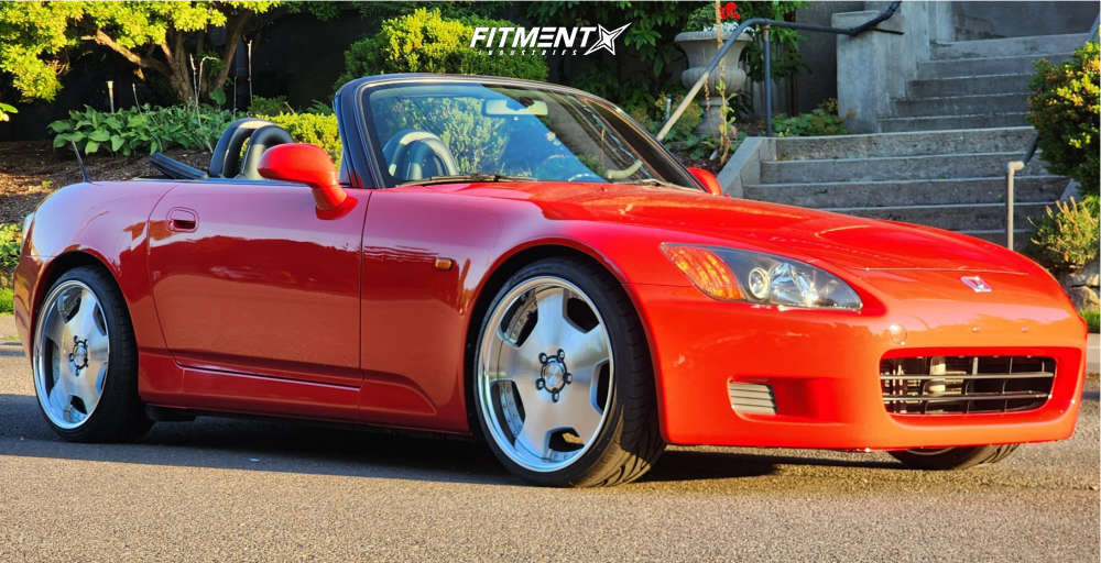 2002 Honda S2000 Base with 18x8.5 Work Lanvec Ld1 and Nitto 215x35 on ...