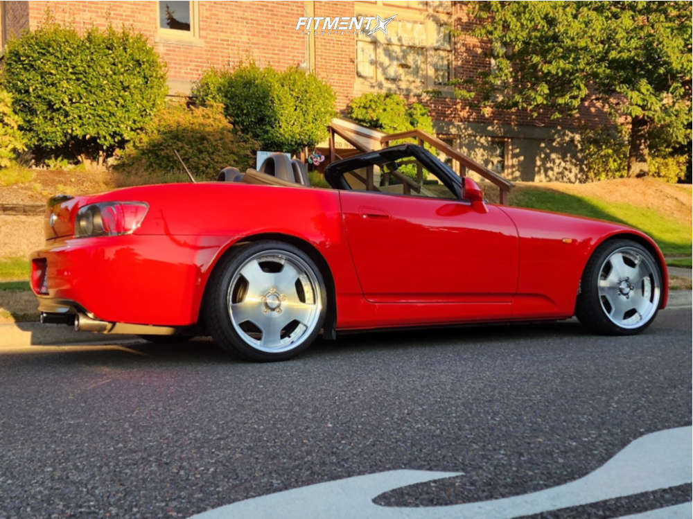 2002 Honda S2000 Base with 18x8.5 Work Lanvec Ld1 and Nitto 215x35 on ...