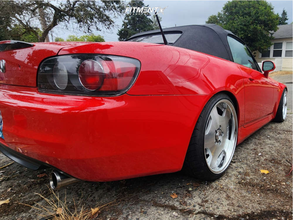 2002 Honda S2000 Base with 18x8.5 Work Lanvec Ld1 and Nitto 215x35 on ...
