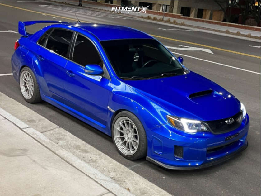 2011 Subaru Impreza WRX STI with 18x9.5 Enkei Nt03m and BFGoodrich ...