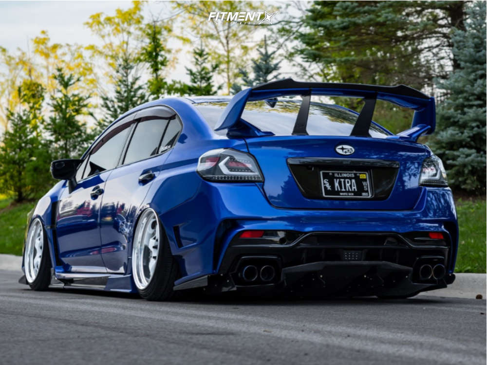 2017 Subaru WRX Limited with 18x10 Work Meister S1 3p and Continental ...