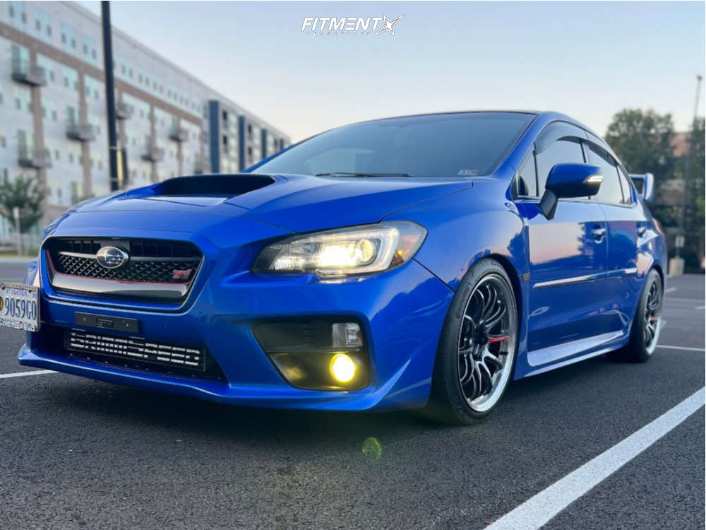 2016 Subaru WRX STI Limited with 18x9.5 Work Emotion Zr10 and ...
