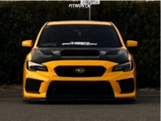 2018 Subaru WRX Premium with 18x9.5 Kansei Roku and Vercelli 245x40 on ...