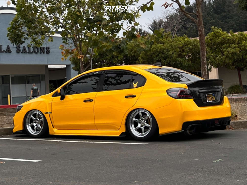 2018 Subaru WRX Premium with 18x9.5 Kansei Roku and Vercelli 245x40 on ...