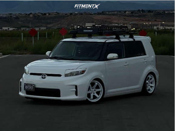 2011 Scion XB Base with 17x8 F1R F106 and Vercelli 215x45 on Coilovers | 2760448 | Fitment ...