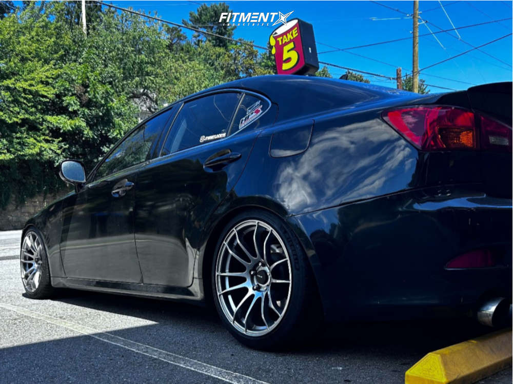 2008 Lexus IS250 Base with 18x9.5 AVID1 Av20 and Michelin 255x35 on ...