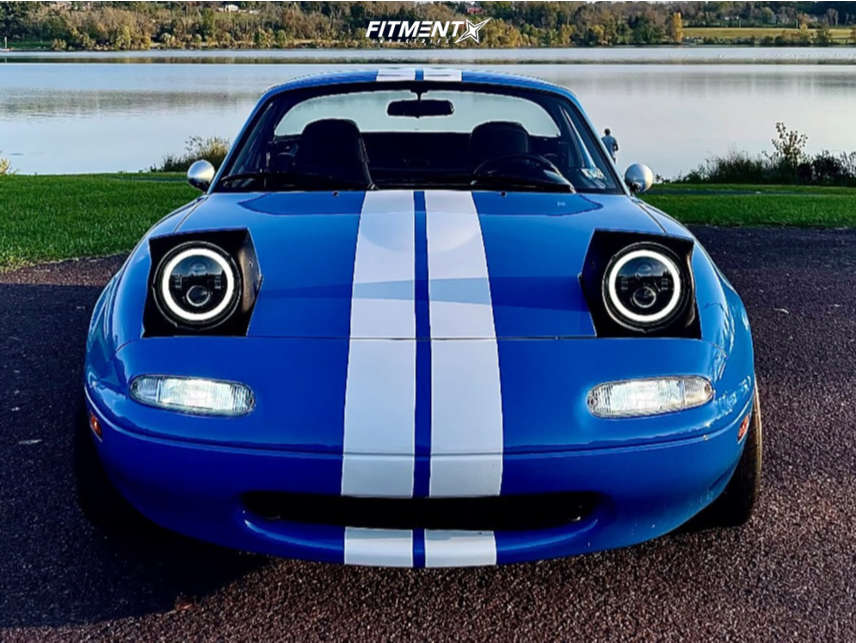 1990 Mazda Miata Base with 16x8 XXR 531 and Nitto 205x40 on Coilovers ...