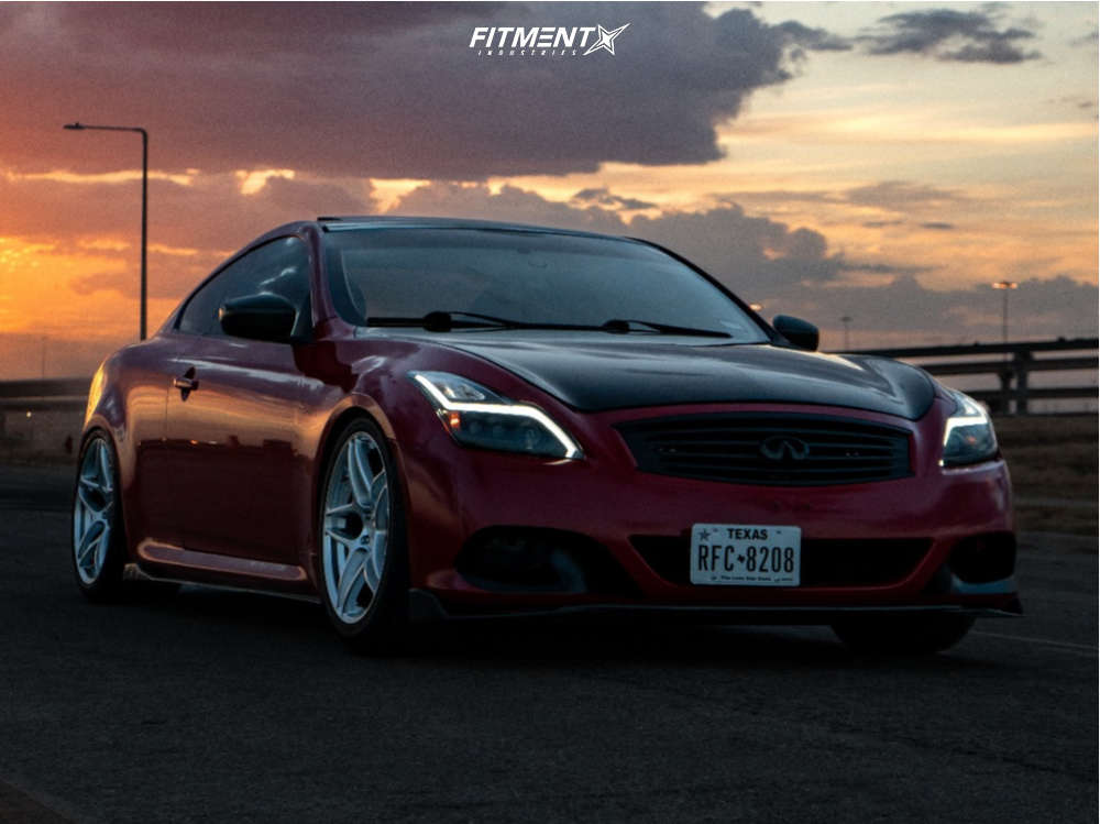 2010 INFINITI G37 Sport with 19x9.5 Kansei Astro and Hankook 245x45 on ...